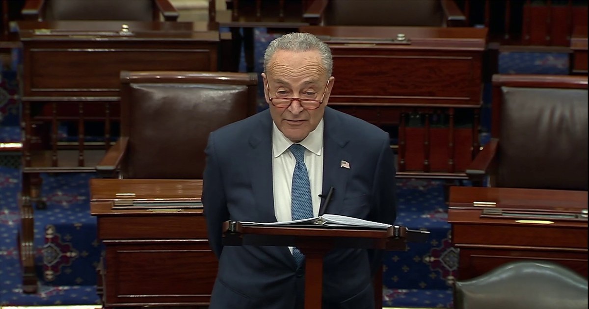 Schumer delivers address on rise of antisemitism