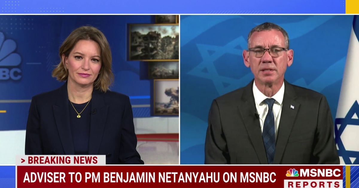 Mark Regev on ceasefire extension: If Hamas releases more hostages ...