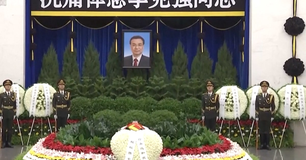 Chinese President Xi Jinping attends funeral of Li Keqiang