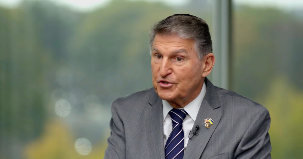 Manchin says Biden-Harris is not strongest ticket for Democrats in 2024 ...