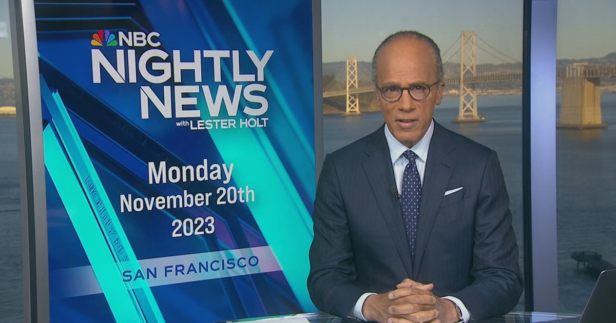 Nightly News Full Broadcast (November 20th)