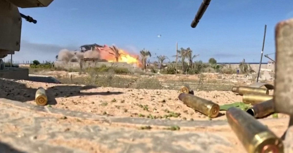 Israeli military video shows 'destruction of Hamas tunnels in Gaza'