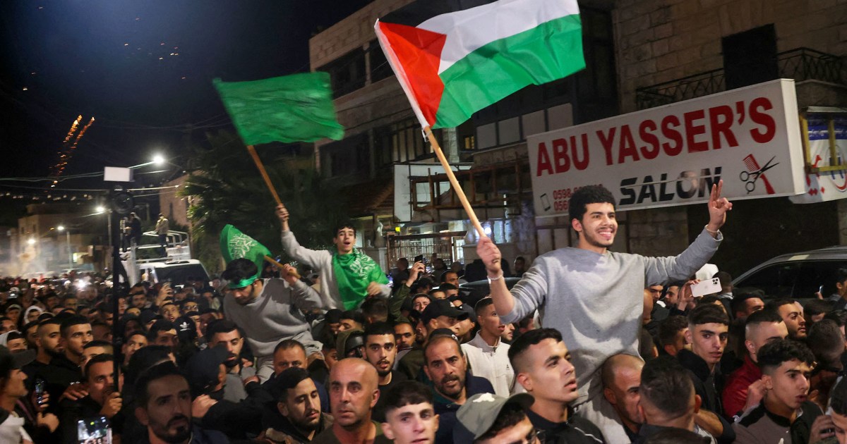 West Bank celebrations greet Palestinians freed by Israel
