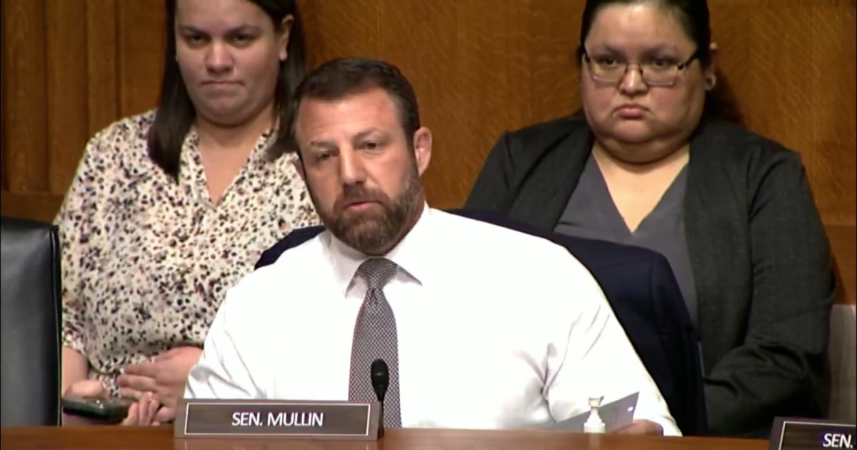 Republican Sen. Mullin challenges Teamsters president to fight during ...