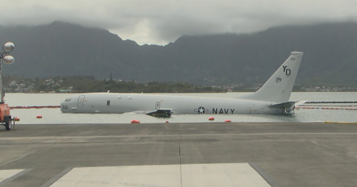 Recovery of downed Navy plane continues