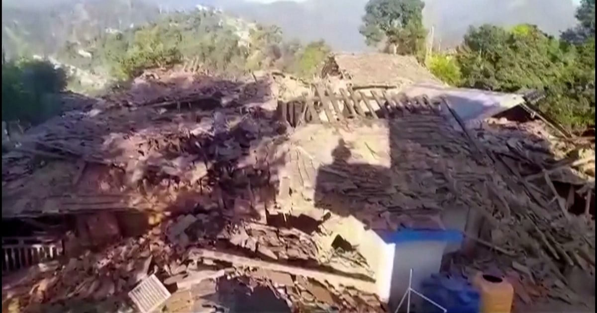 Video shows aftermath of Nepal earthquake that killed dozens