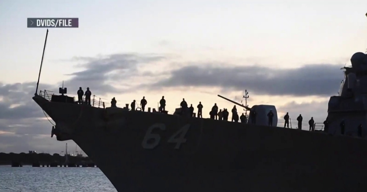 USS Carney responded after attacks on civilian ships in Red Sea ...