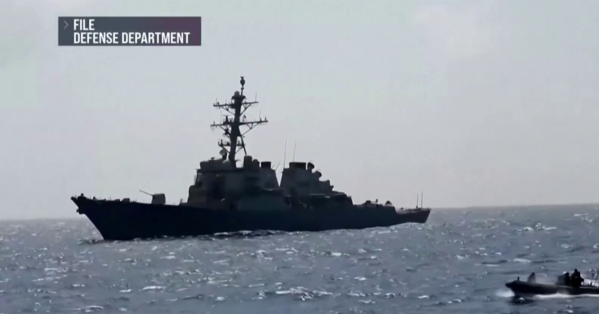 U.S. warship shoots down drones in Red Sea