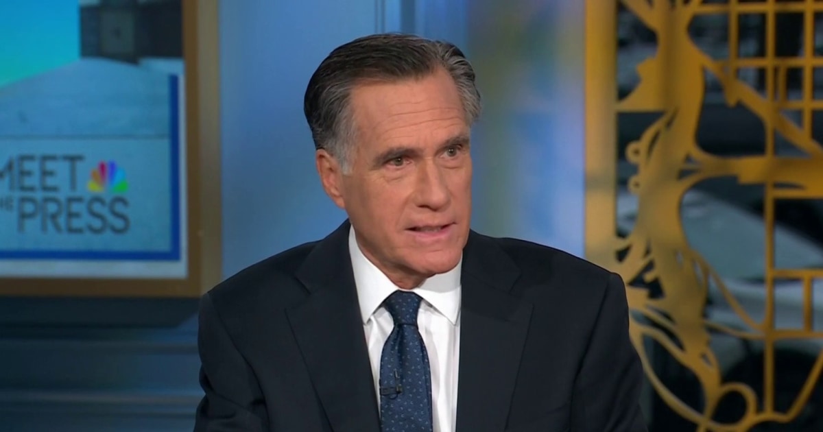Sen. Romney says he would vote against Biden impeachment inquiry if he ...
