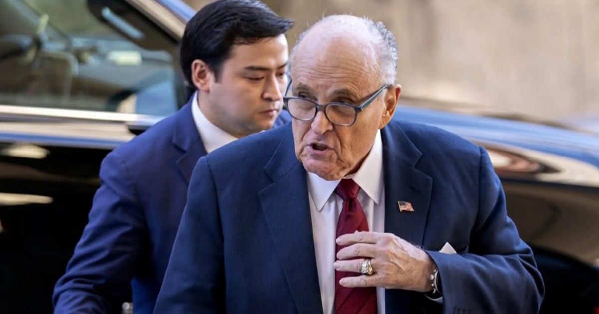 Trial begins to decide how much Giuliani owes election workers he defamed