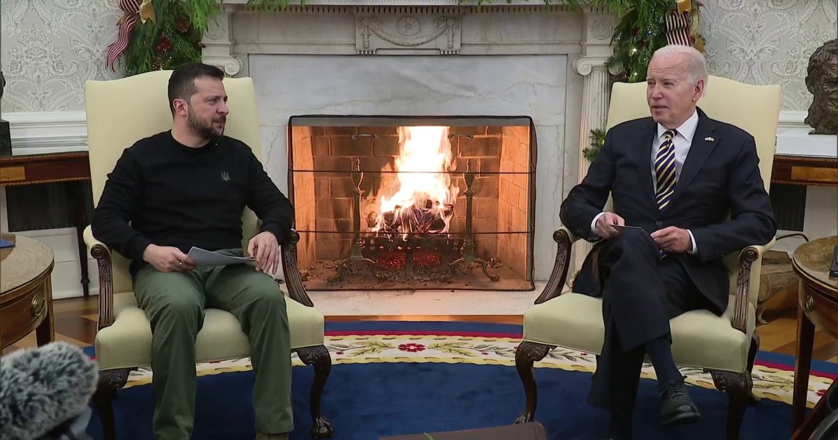 Biden meets with Ukrainian President Zelenskyy at the White House