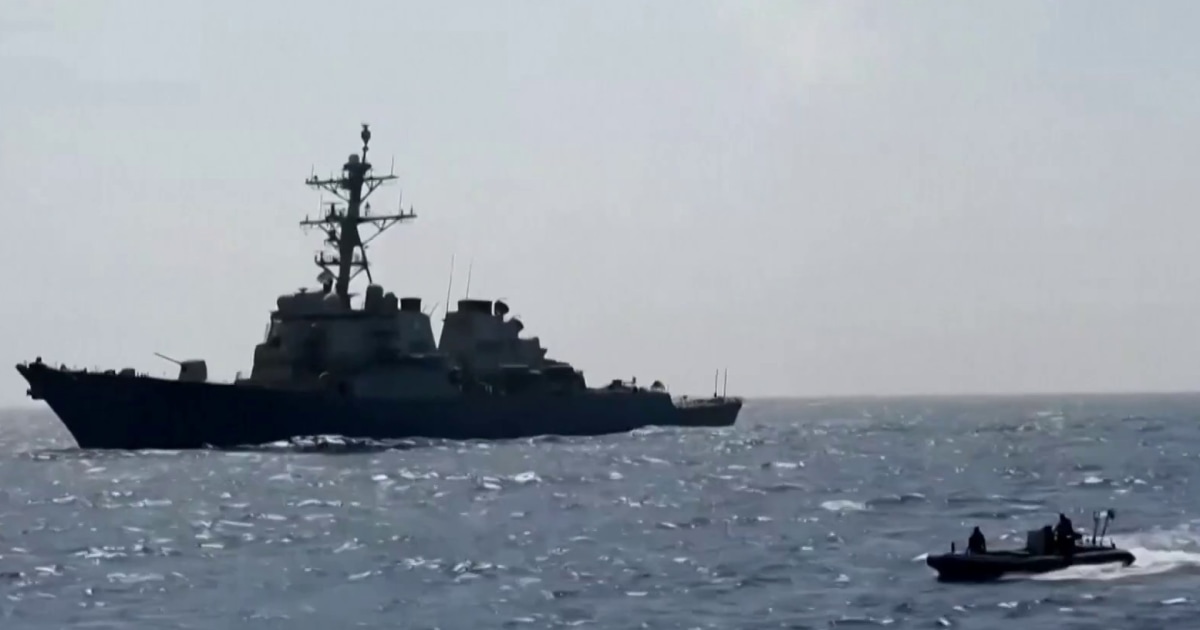 USS Carney shoots down 14 attack drones in Red Sea, officials report