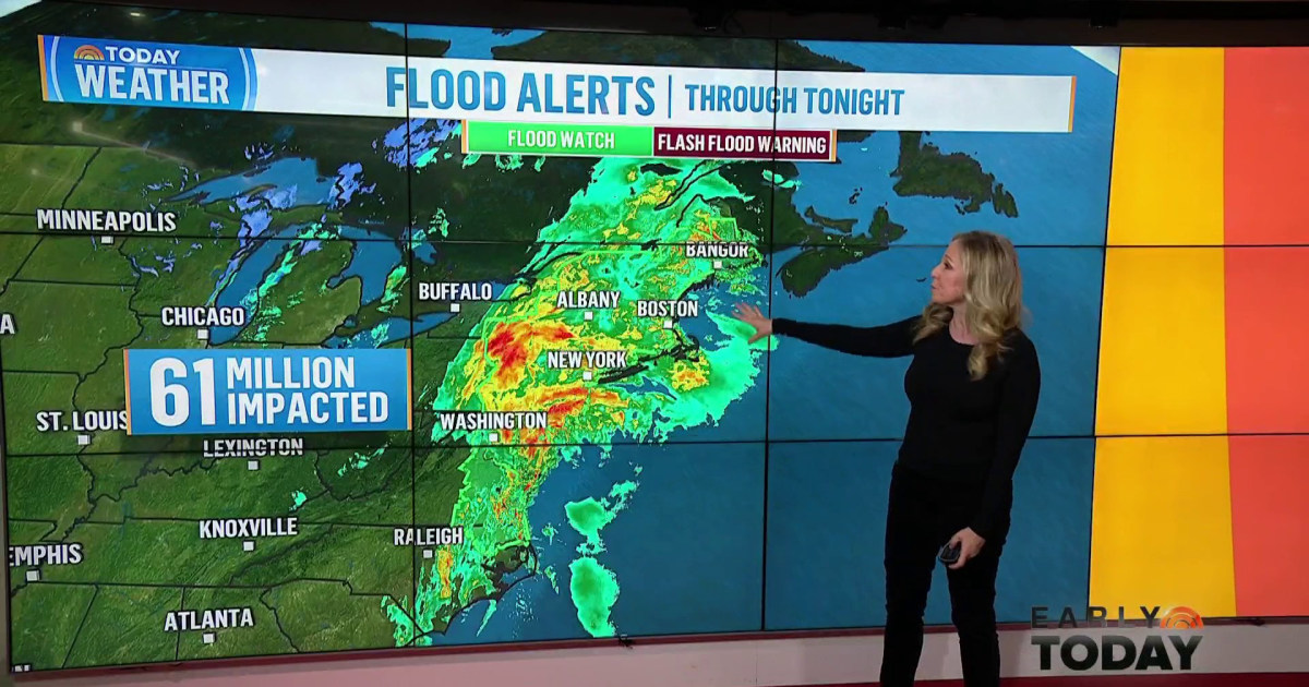 Millions placed under weather alerts in the mid-Atlantic, Northeast regions