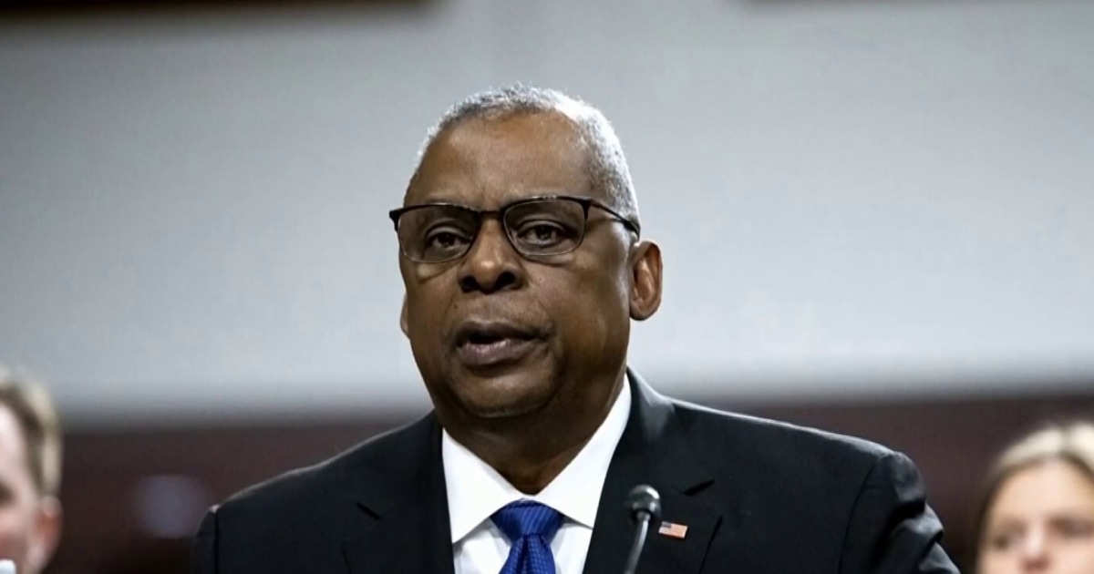 Sec. Austin was diagnosed with prostate cancer in December, Walter Reed ...