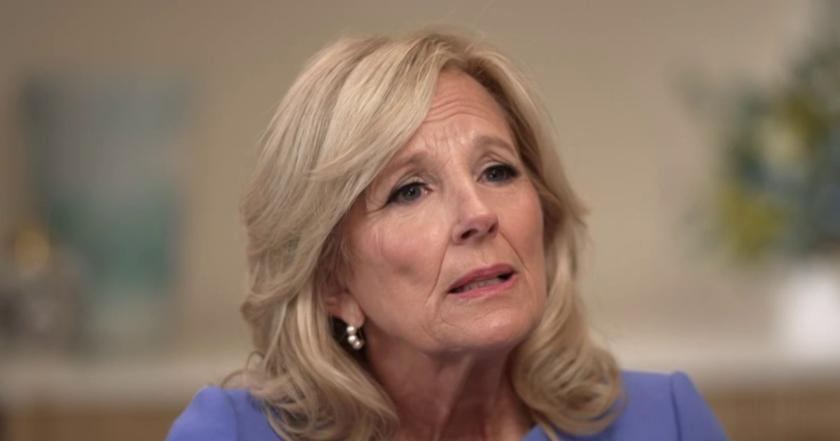 Jill Biden: Americans have a choice of strong, steady leadership or ...