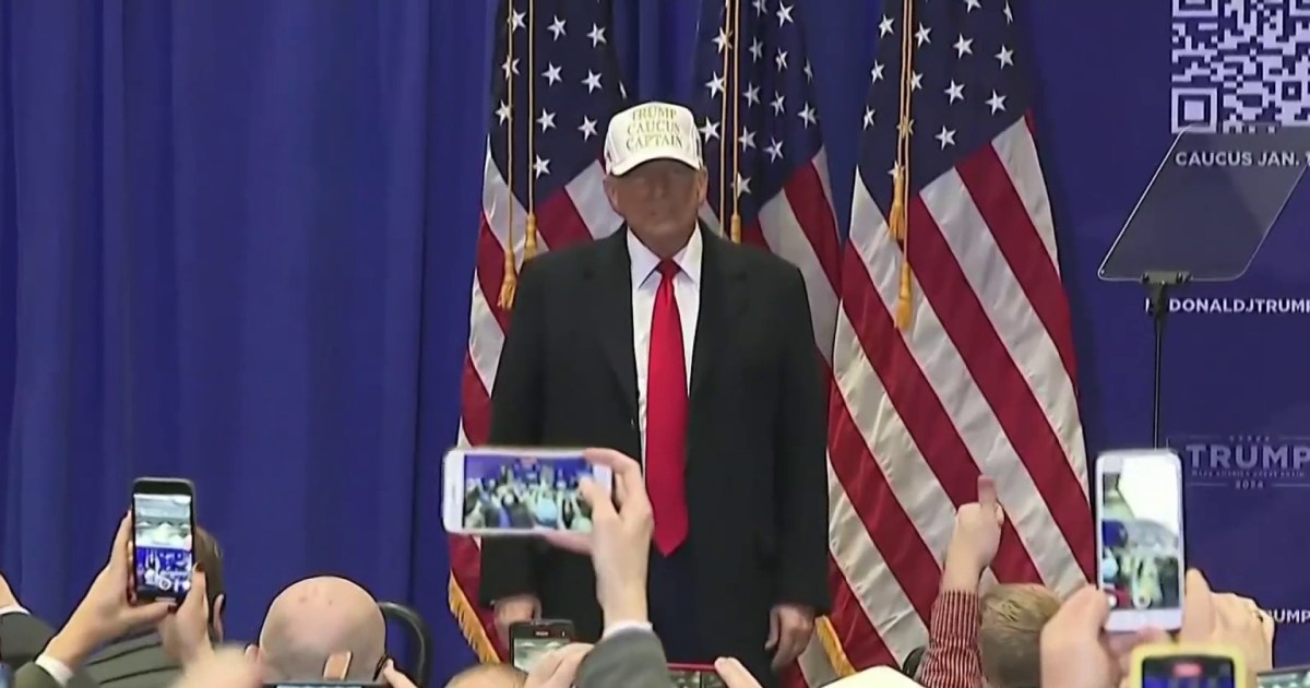 Nbc News Projects Donald Trump To Win Iowa Caucus