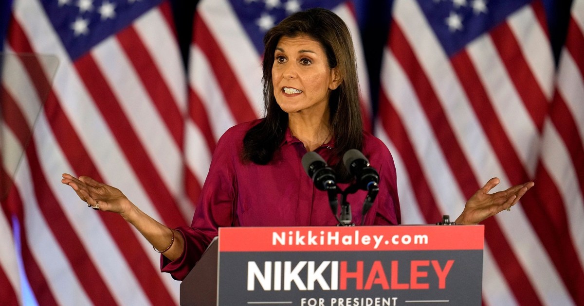 Nikki Haley speaks in Iowa after 3rd place finish