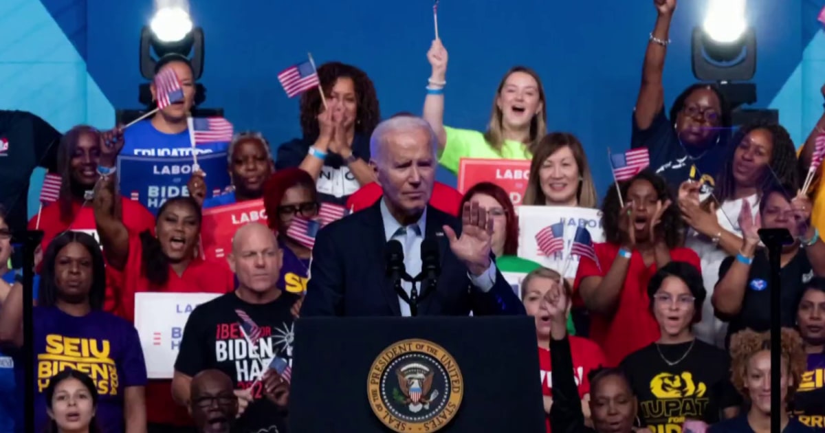 Biden secures UAW endorsement and looks to rematch with Trump