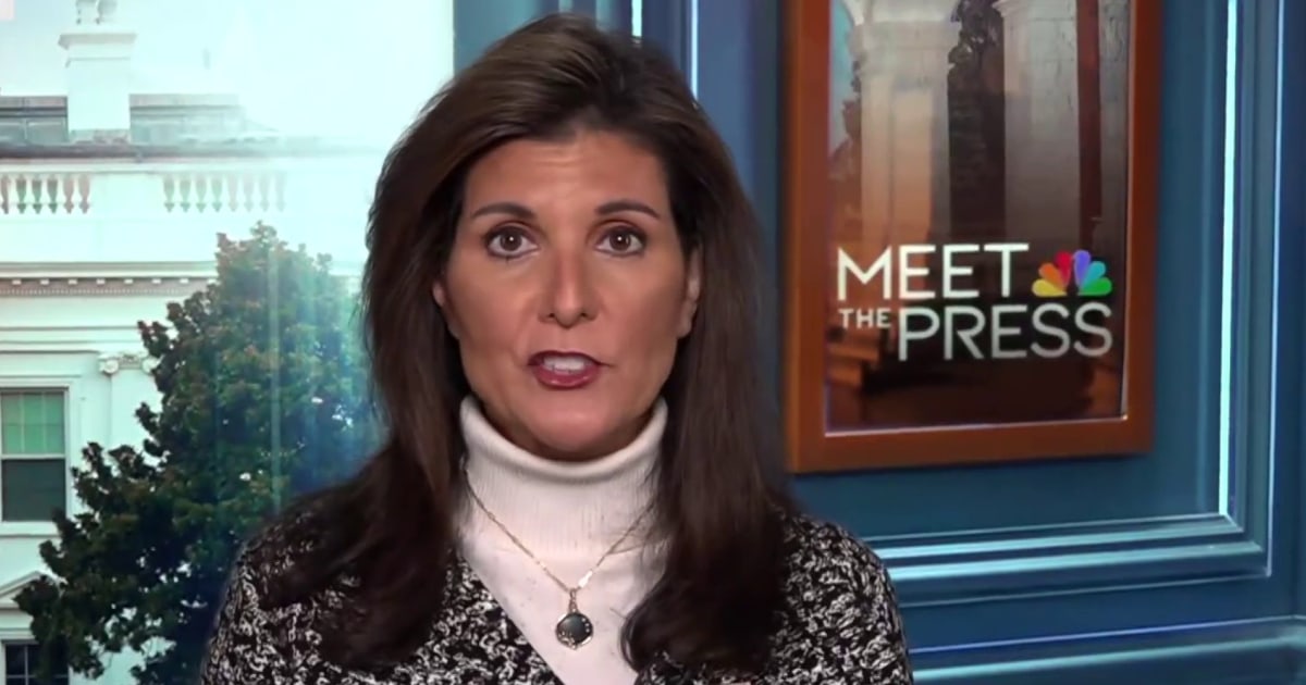 Nikki Haley discusses Trump’s court cases and legal troubles on Meet ...