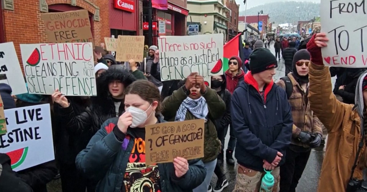 Pro-Palestinian demonstrators protest at the Sundance Film Festival