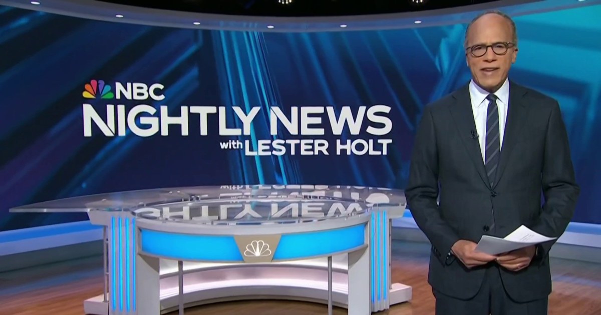 Nightly News Full Broadcast (January 12th)