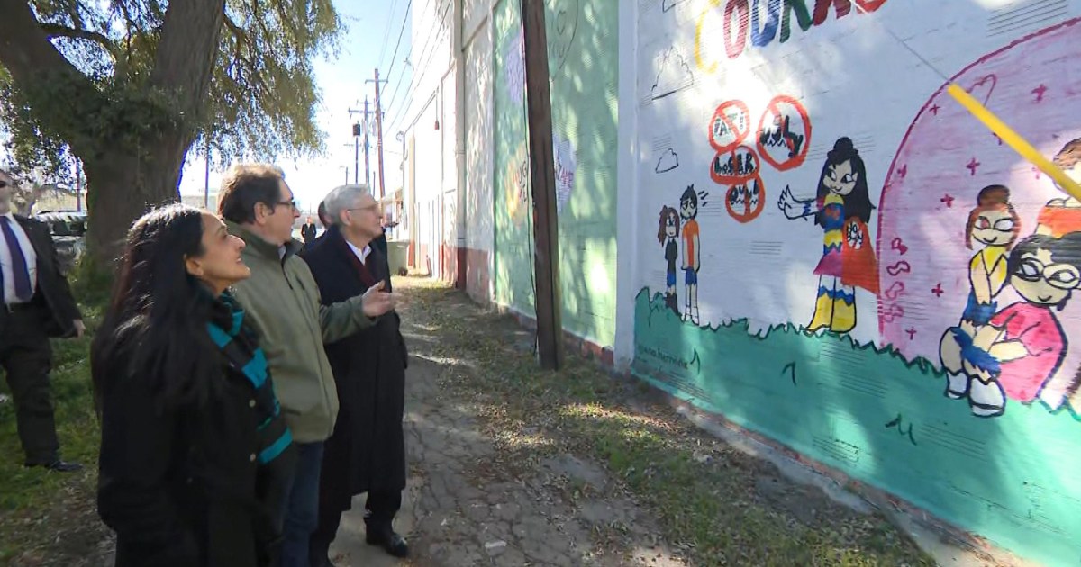 AG Garland tours murals that honor Uvalde victims