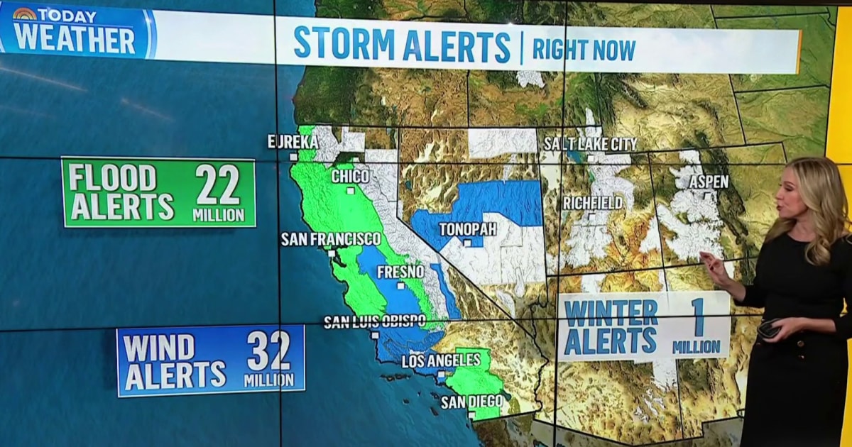 Wild weather forecasted for the West Coast and beyond