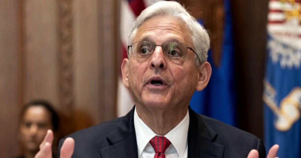 Attorney General Garland announces completion of investigation in Biden ...