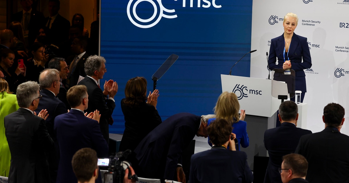 Alexei Navalany wife Yulia Navalnaya says Putin will face justice