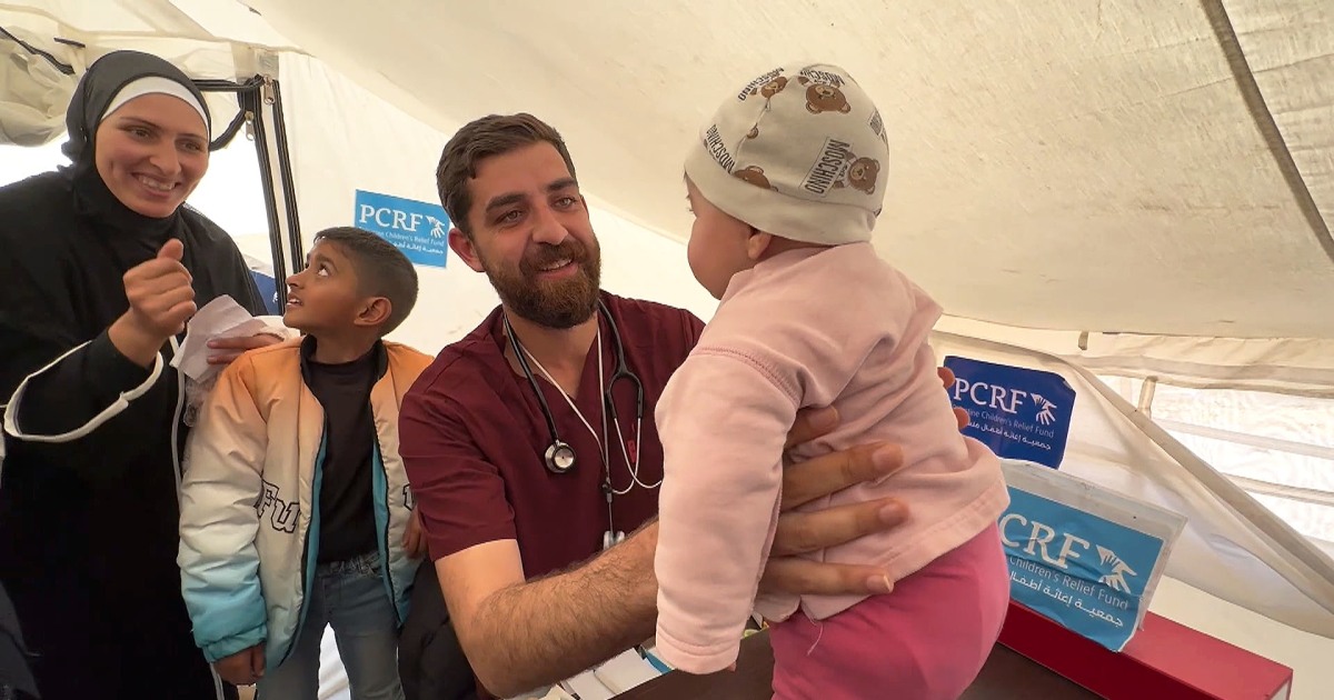 Doctor treats 100 children daily in Rafah tent camp for displaced Gazans