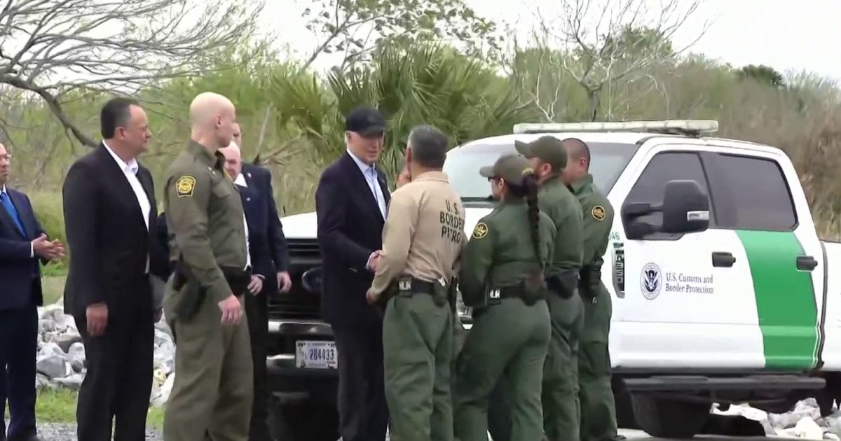 Biden and Trump clash in Texas on border policy
