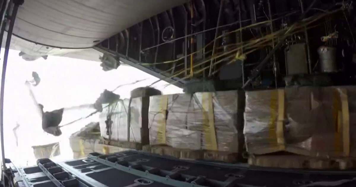 U.S. plans to airdrop humanitarian aid into Gaza to ease suffering