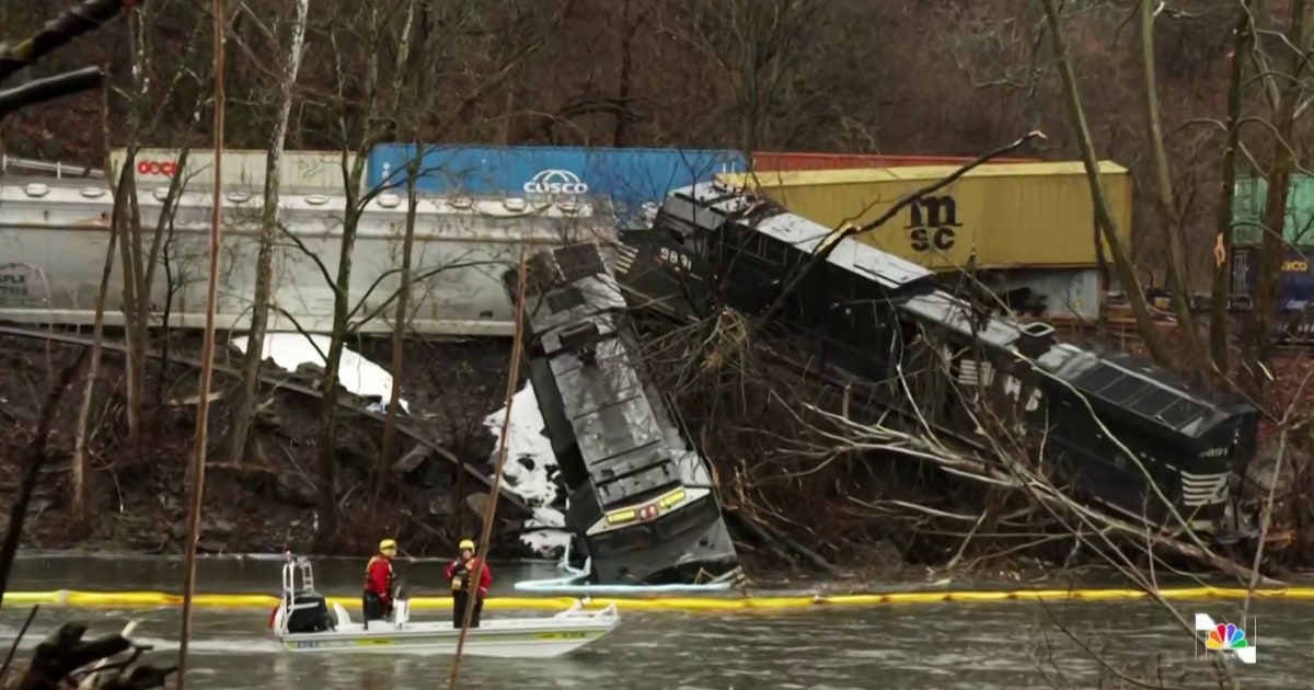 3 Norfolk Southern trains involved in collision and derailment in ...