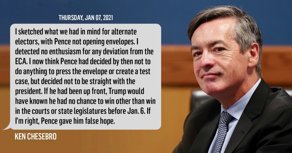 ‘Smoking gun evidence’: Kenneth Chesebro’s fake elector scheme exposed ...