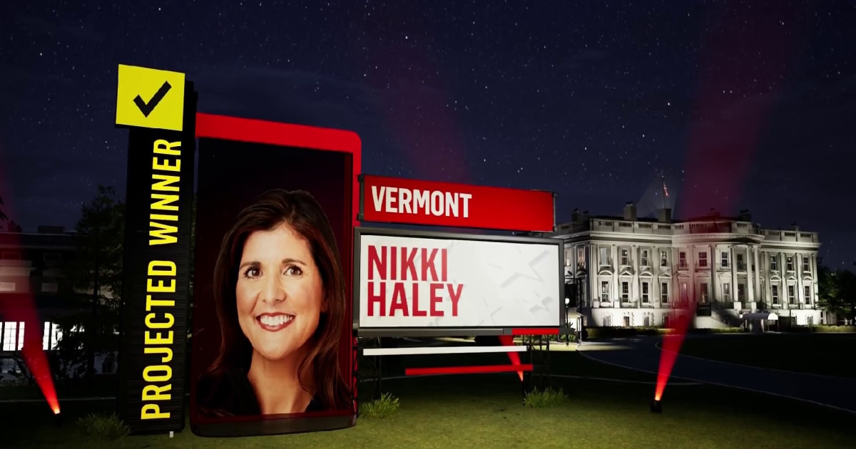 Haley projected winner in Vermont GOP primary
