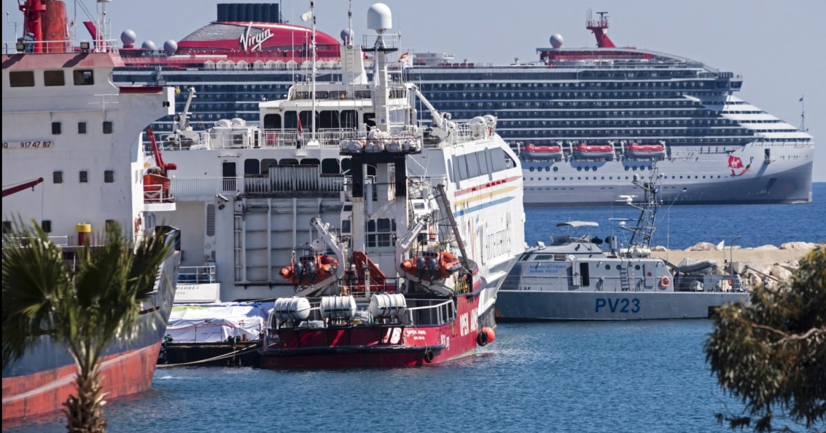Ship carrying aid for Gaza is stuck in Cyprus