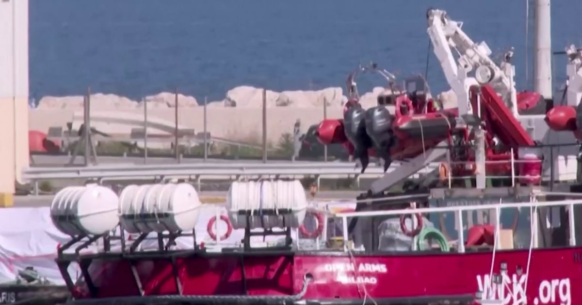 Ship carrying Gaza aid still in Cyprus