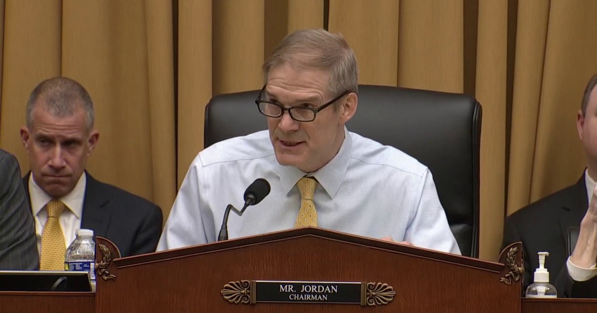 Jordan delivers opening statement at hearing with special counsel ...