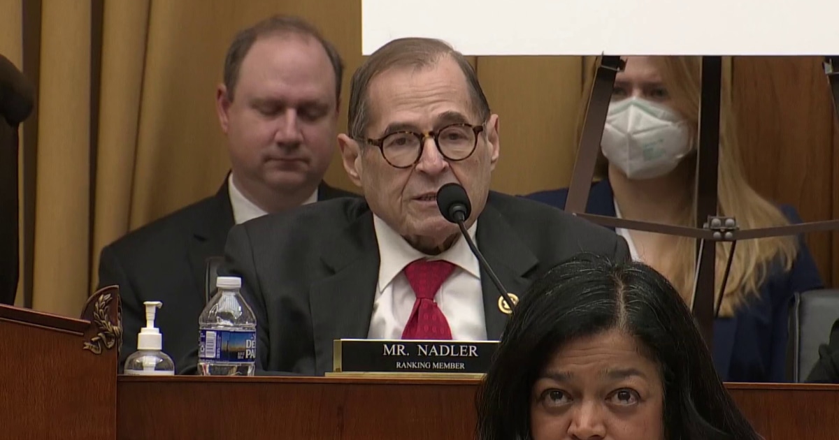 Nadler delivers opening statement at hearing with special counsel ...