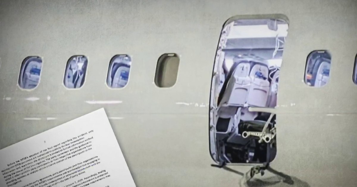 NTSB chief says key information on Boeing Max 9 door plug still missing