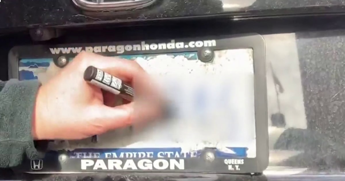 New York City resident on a mission to expose fraudulent license plates