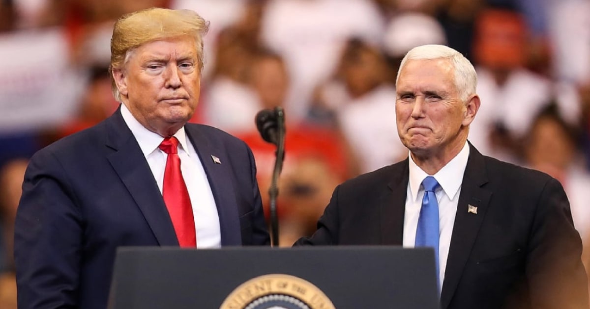 Pence believes Trump is ‘walking away from our conservative agenda ...