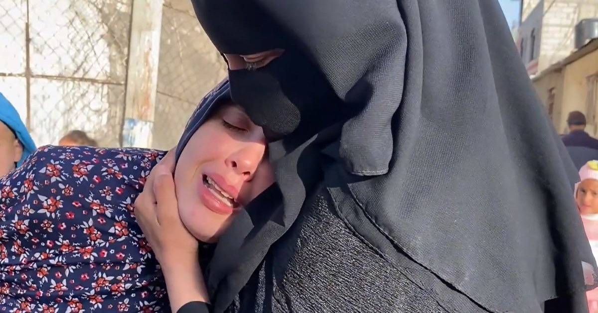 Distraught mom grieves the death of her twins in a Rafah airstrike