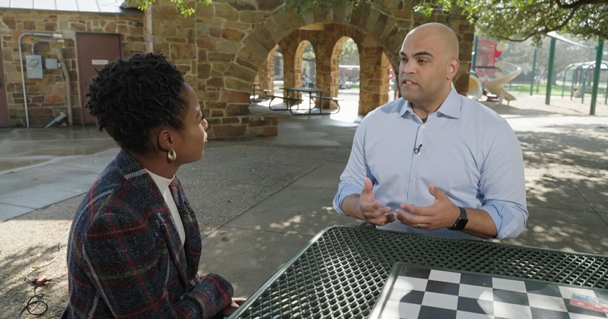 Texas Senate candidate Colin Allred talks Democrats and Latino voters