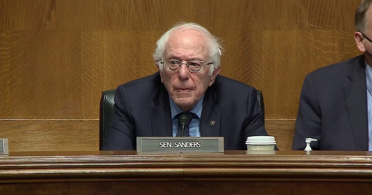 Sanders calls for four-day workweek at Senate hearing