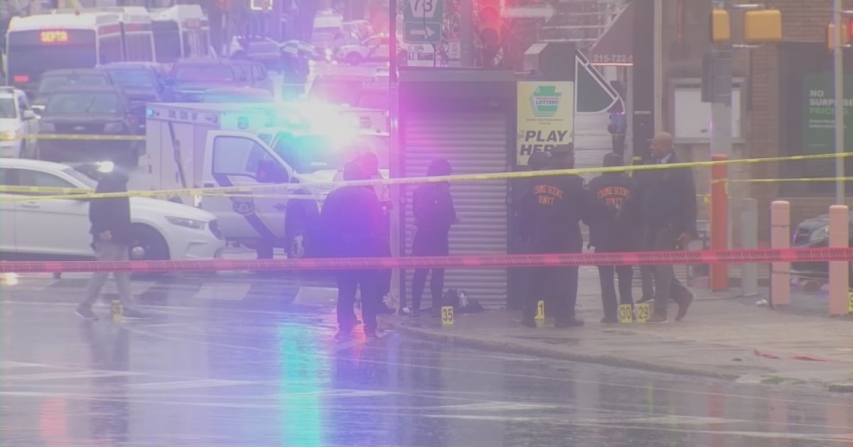 Two arrested in Philadelphia bus stop shooting
