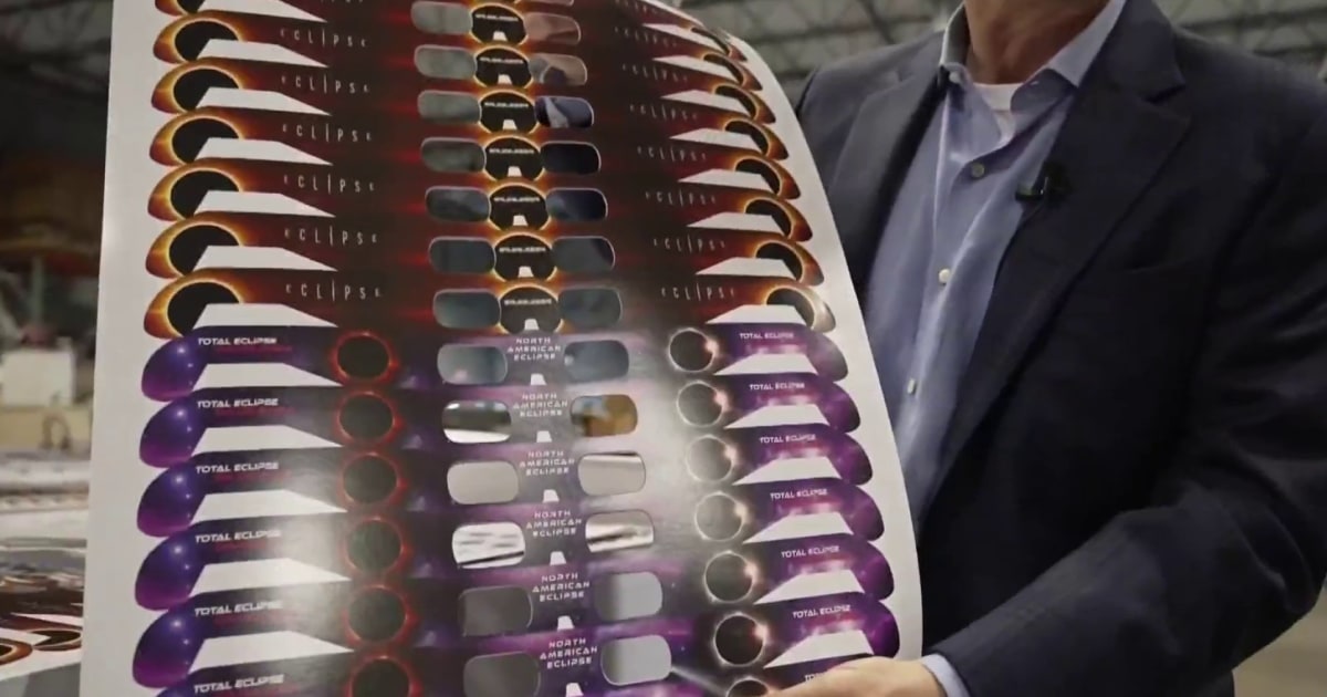 Inside look at how eclipse glasses are made