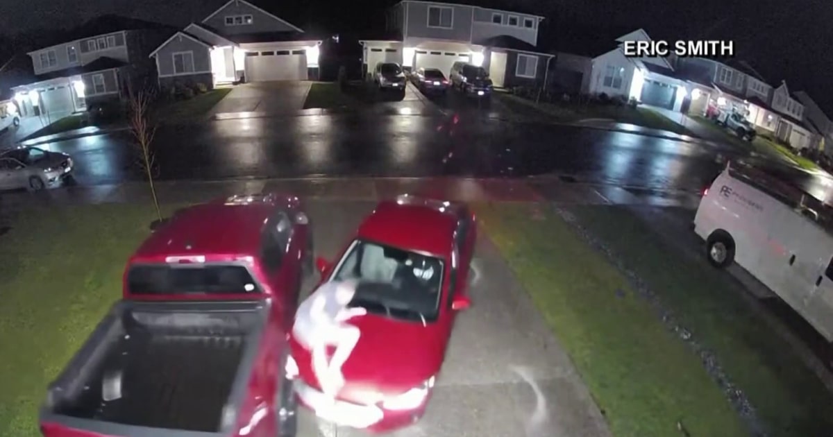 Man nearly run over by thieves targeting his truck