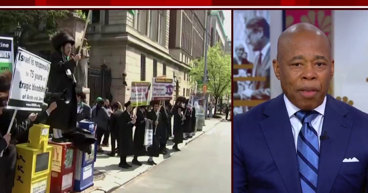 Mayor Adams on supporting peaceful protest, the city's 2025 budget