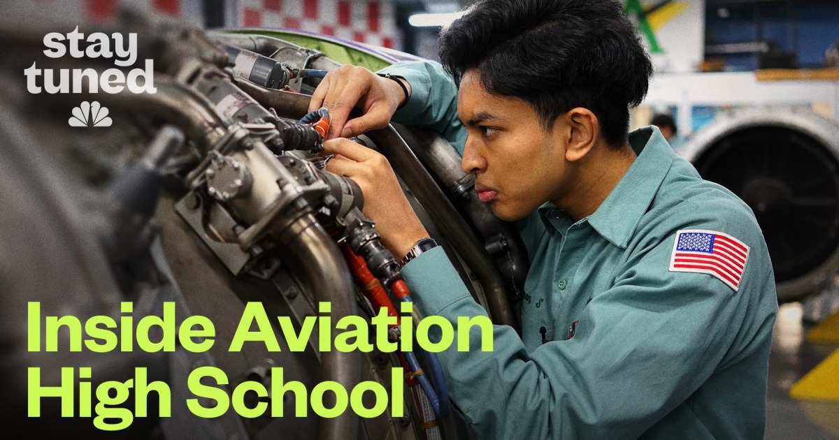 These teens are learning aviation in high school | Stay Tuned Education ...